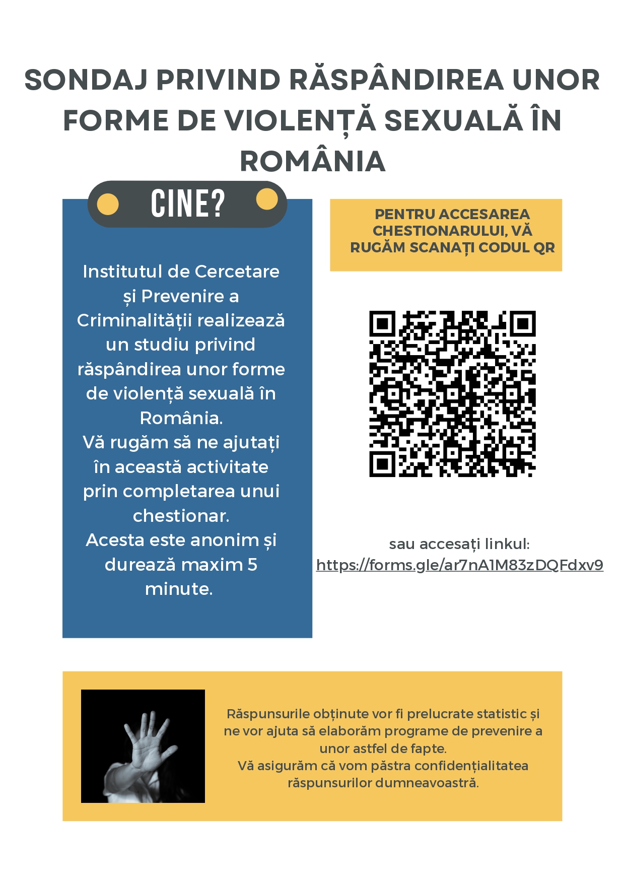 Chestionar online privind prevalența formelor de violență sexuală ...